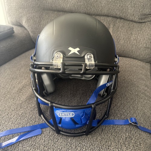 Xenith youth X2E+ Matt Black Size M With Face mask XRS-21 And Battle ...