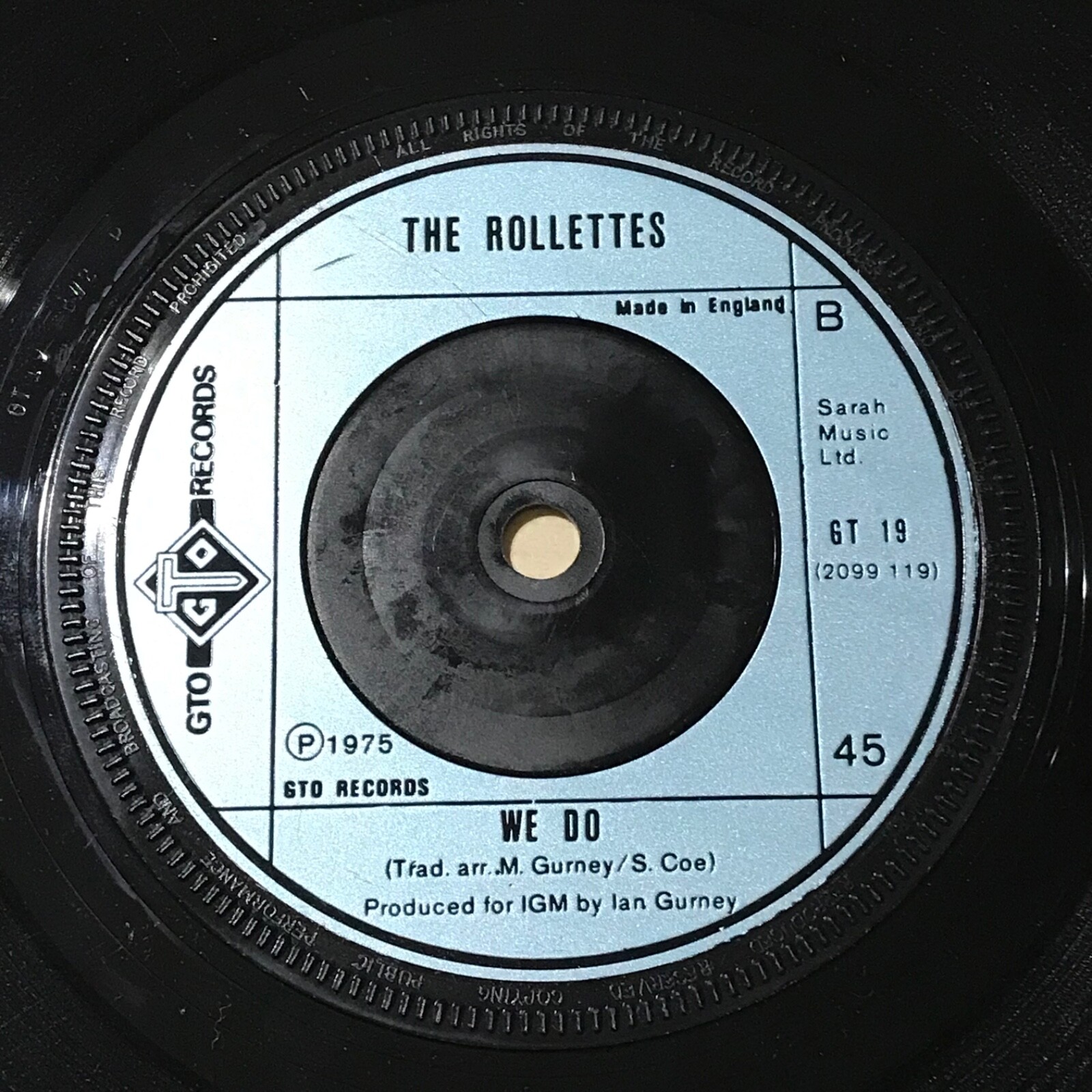 THE ROLLETTES - WE LOVE YOU ROLLERS 7" VINYL (EX) | eBay