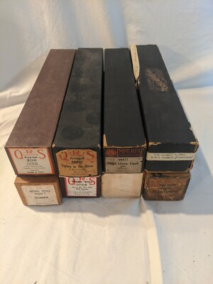 Lot of 8 QRS Imperial Weiser Player Piano Word Rolls Instrumental B4 | eBay
