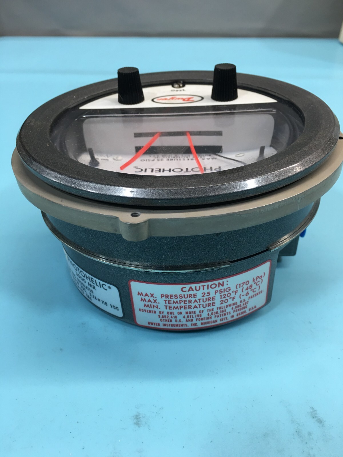 DWYER 3002MR GAUGE PHOTOHELIC, 3000MR, 133997 | eBay