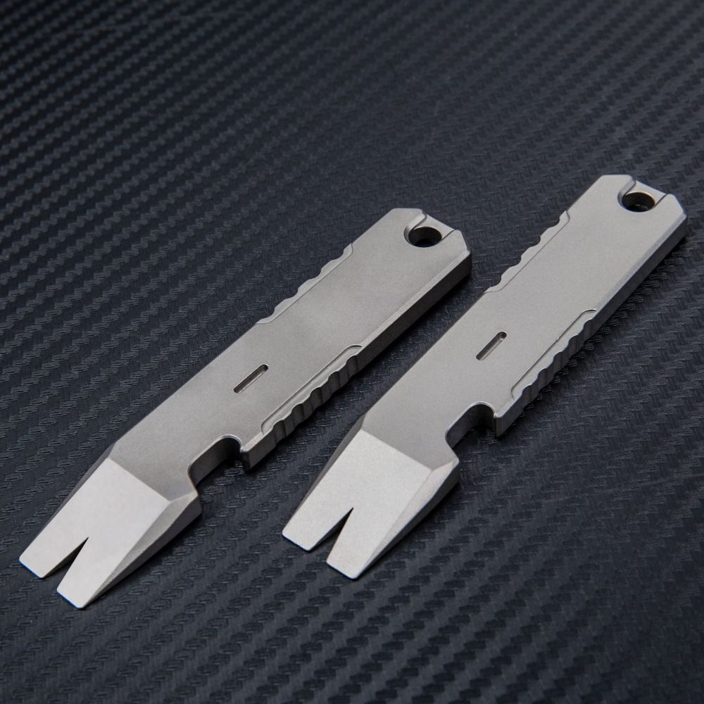 with Pry Lid EDC Pry Bar Titanium EDC Pry Tool Hex Wrench Nail Puller ...