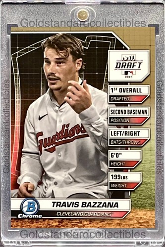 Travis Bazzana RARE ROOKIE RC BOWMAN CHROME INVESTMENT CARD SSP MVP ROY ...