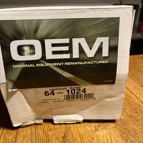 Vacuum Pump New OEM PART NUMBER 64-1024 Ford Motor | eBay