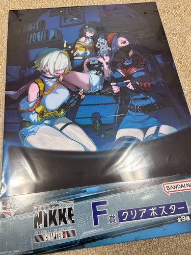 NIKKE GODDESS OF VICTORY Ichiban Kuji Chapter 4 A3 Clear Poster Eleg and Maiden | eBay