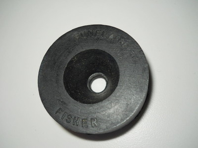 Fisher Scientific Funelaire Black Rubber Bushing Stopper, 7mm ID x 44mm ...