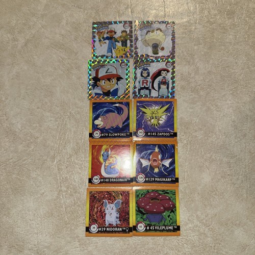 1999 Artbox Pokemon Stickers Series 1 - ( 10 included- Pr05, Pr06, Pr18 ...