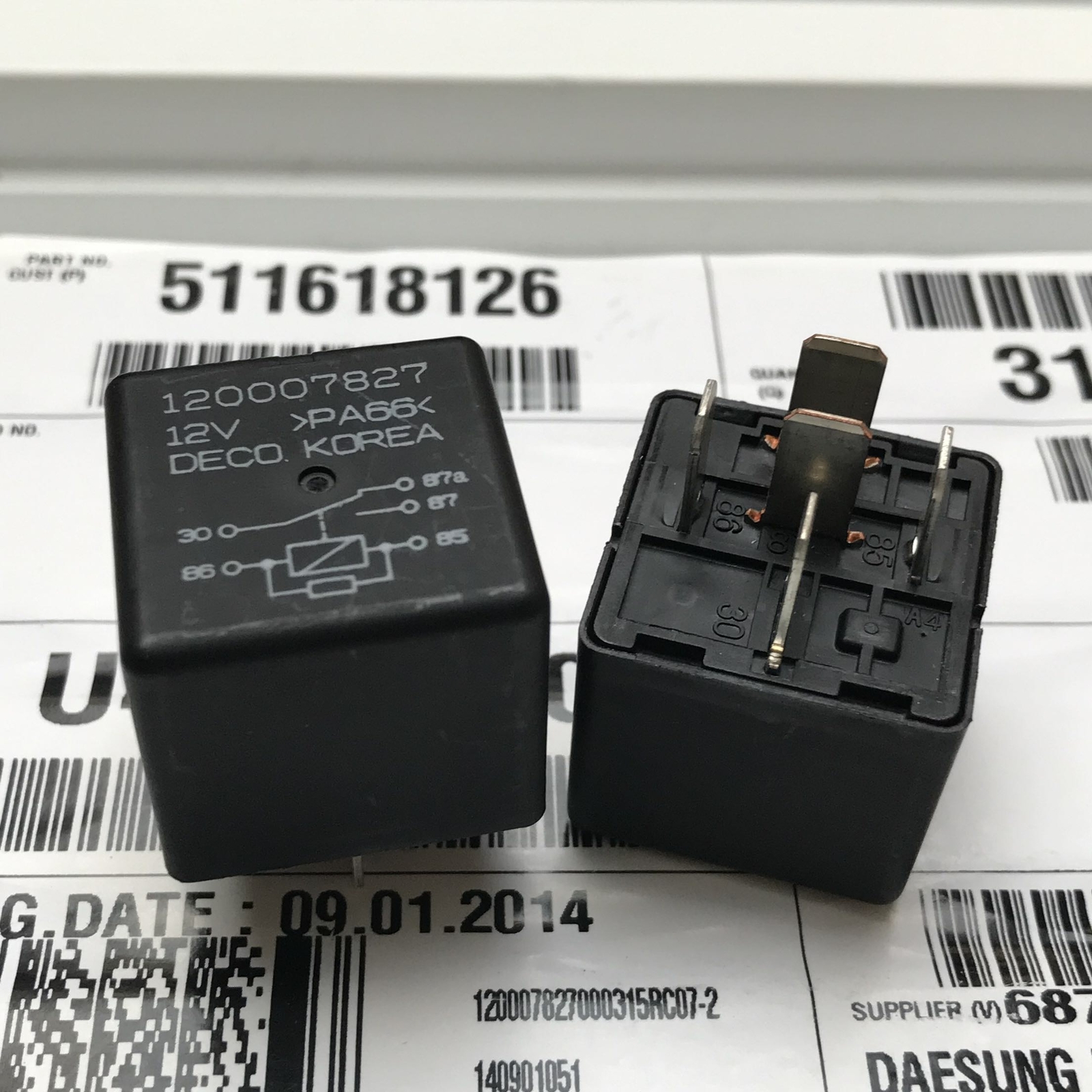 120007826+12vdc+Hfv4-1h+4+Pins+Automotive+Relay+X+1pc for sale online ...