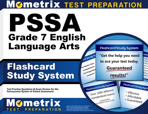 PSSA Grade 7 English Language Arts Flashcard Study System : PSSA Test ...