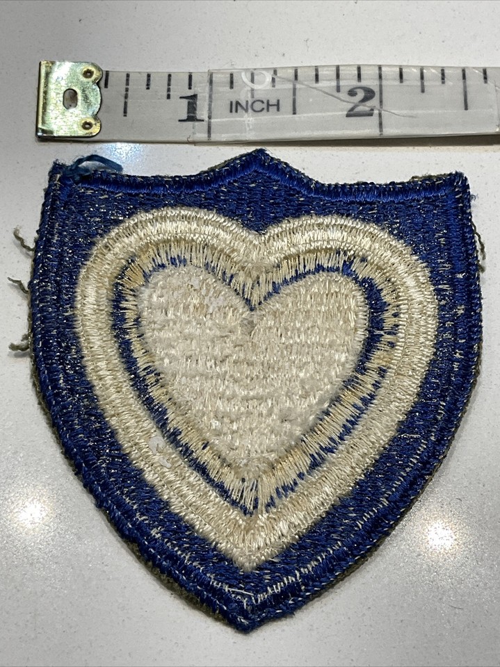 ORIGINAL WWII U.S. ARMY XXIV 24th CORPS CUT EDGE FULL COLOR PATCH | eBay