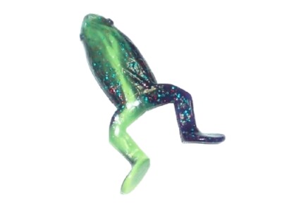 DOMINATOR 3.5" KICK'N FROG LURES JUNEBUG/CHARTREUSE | eBay Australia