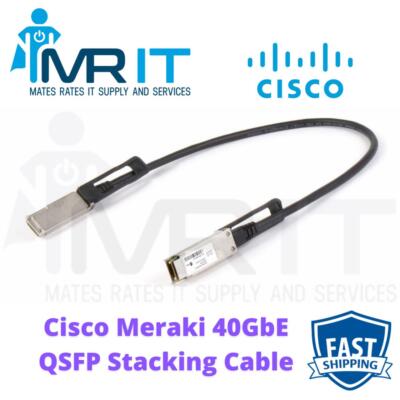 CISCO Meraki 40GB QSFP 50cm Stacking Cable MA-CBL-40G-50CM | eBay Australia