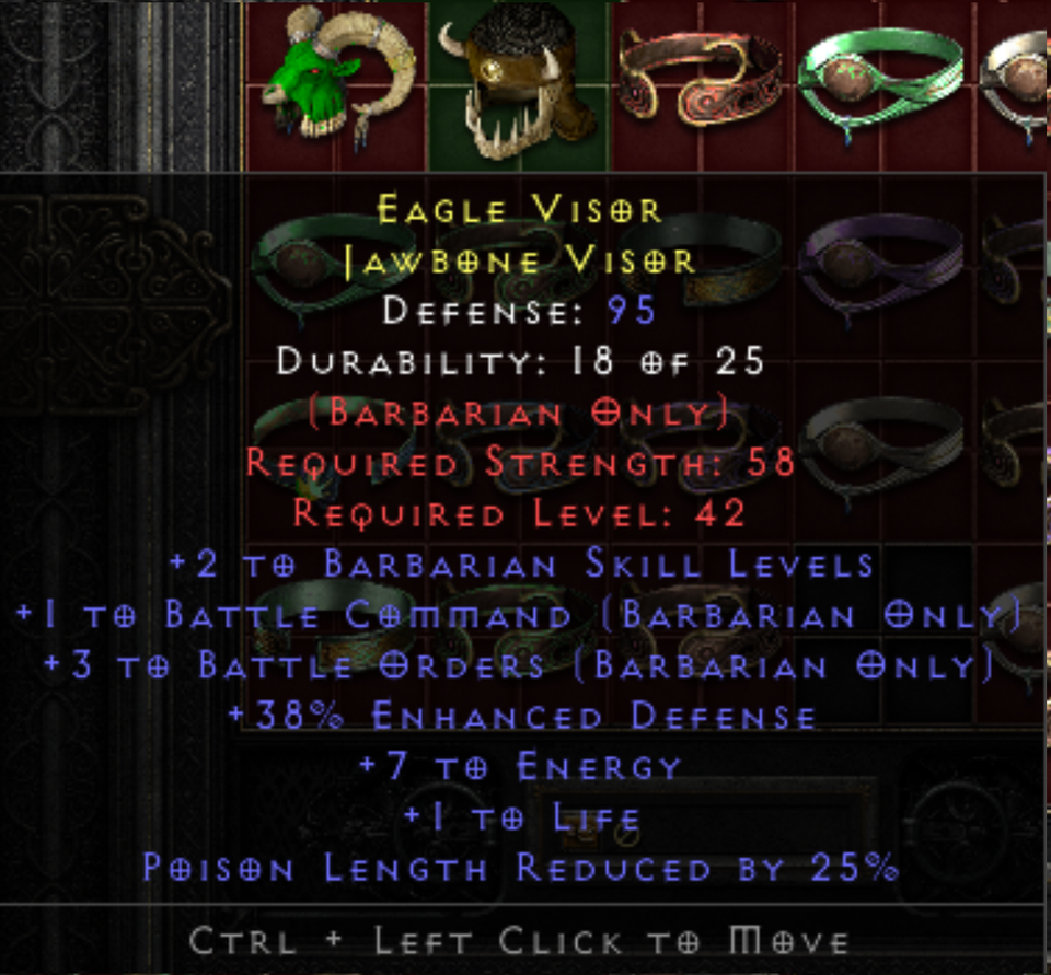 MAGIC RARE CRAFTED ITEMS PC PS4 PS5 XBOX SWITCH DIABLO 2 RESURRECTED ...