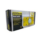 Stoplock Security Van Door Lock Yellow Anti-Theft Rear Side Hasp Pad ...