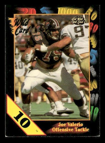 1991 Wild Card Draft #140 Joe Valerio 10 Stripe Pennsylvania Quakers | eBay