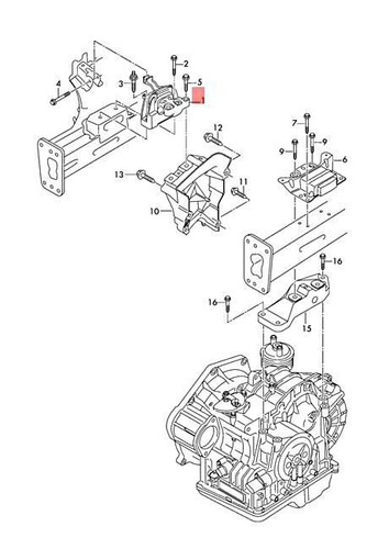 VW GOLF VARIANT JETTA TIGUAN ENGINE MOUNTING RIGHT 5Q0199262BM NO DUTY ...