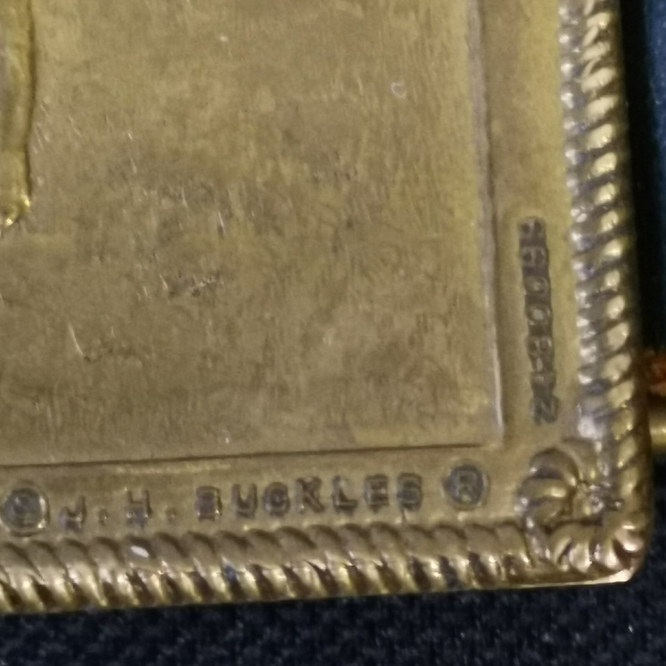 Rare John Wayne Patented Limited Edition Brass Belt Buckle No 1904 | eBay