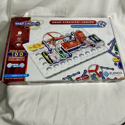 Snap Circuits Jr 100 Experiments Electronics Discovery Kit ELENCO Brand ...