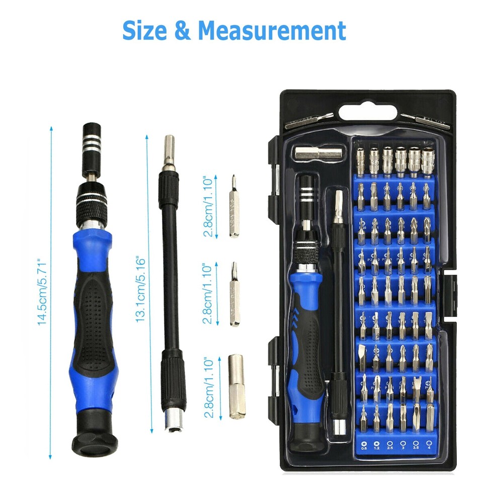 60X Computer Repair Kit Set Tool Laptop PC Precision Screwdriver Torx ...