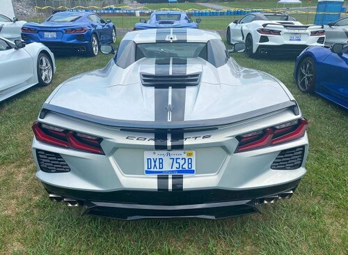 2020+ C8 Corvette Stingray Low Profile Rear Spoiler Unpainted Primed ...