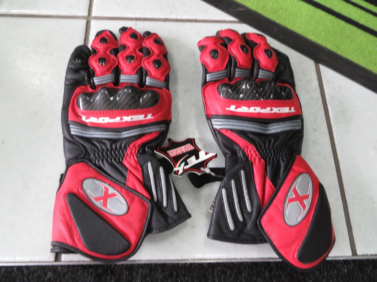 TEXPORT LEATHER MOTORCYCLE GLOVES | eBay UK