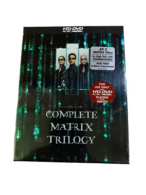 Complete Matrix Trilogy - HD DVD - must have hd dvd player - Msrp 79.99 ...