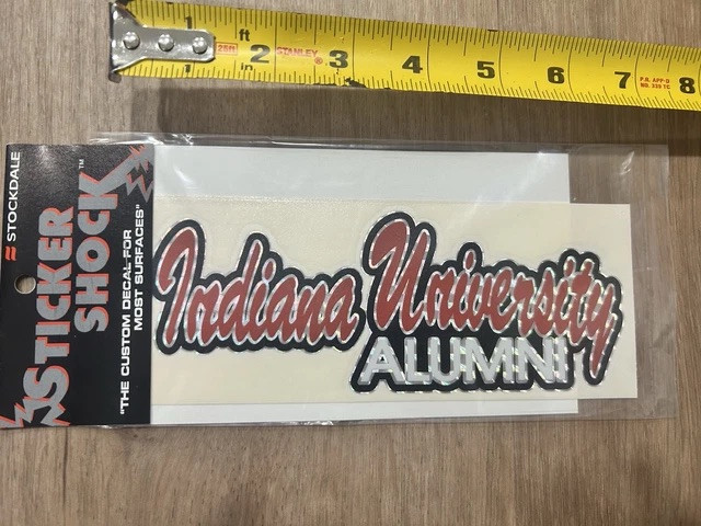 Indiana University holographic alumni decal | eBay