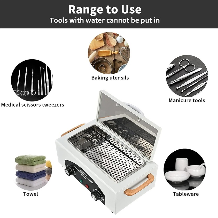 2L Medical Autoclave Dry Heat Sterilizer Tattoo Tools Disinfection ...