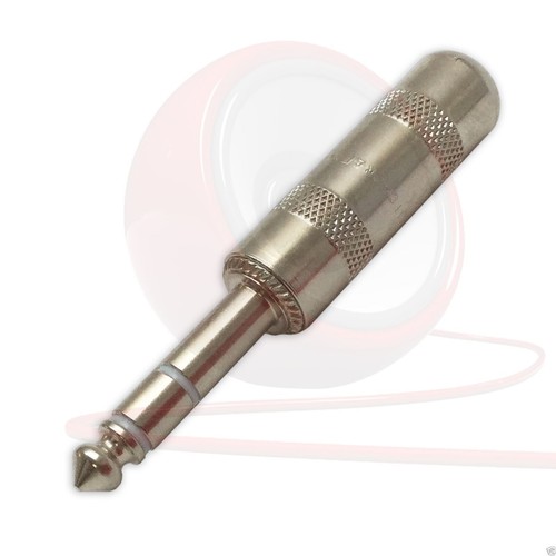 Switchcraft 297 Straight Stereo / Balanced TRS Jack Plug Connector. 3 ...