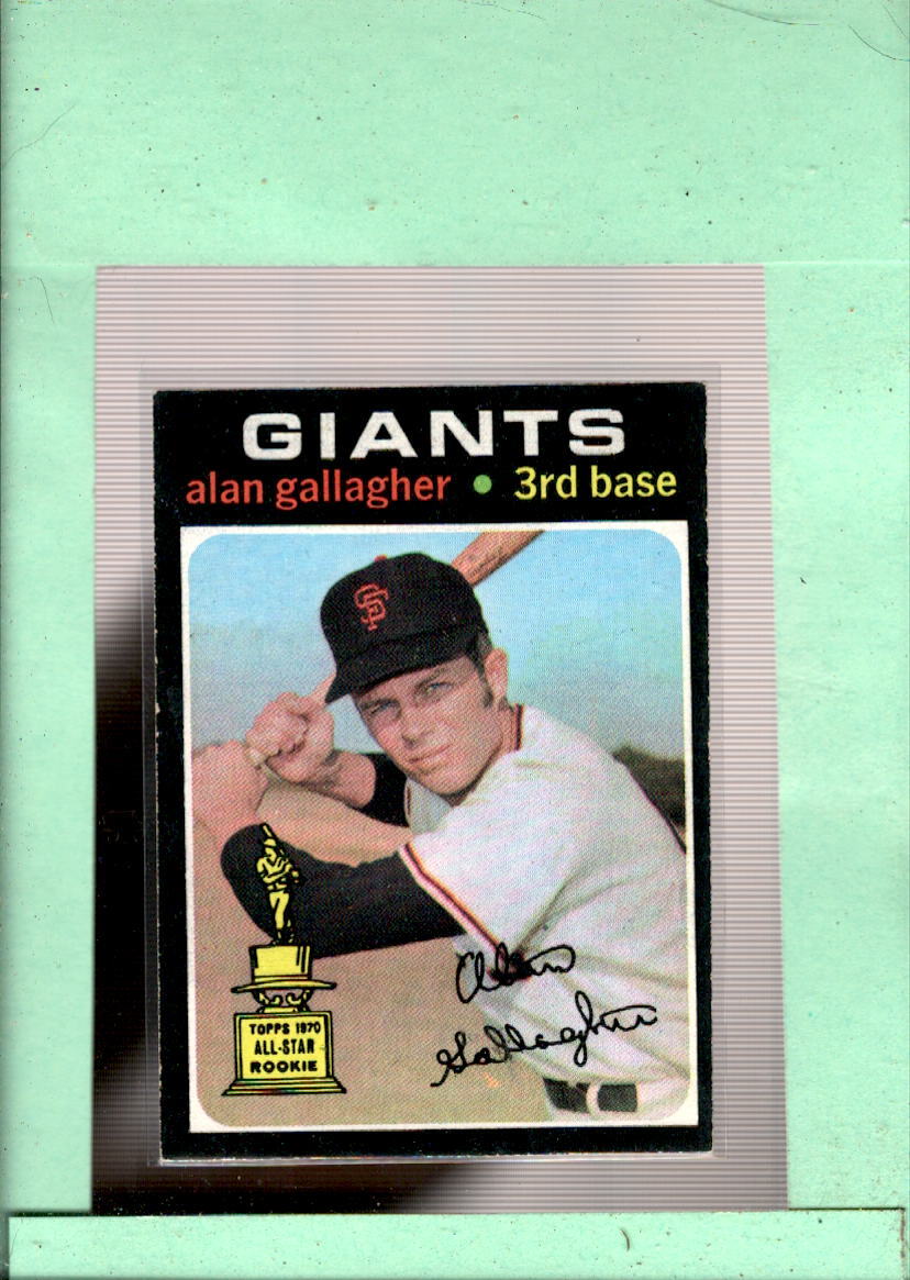 1971 Topps #224 Alan Gallagher EX/NM RC Rookie Giants ID:50821 | eBay
