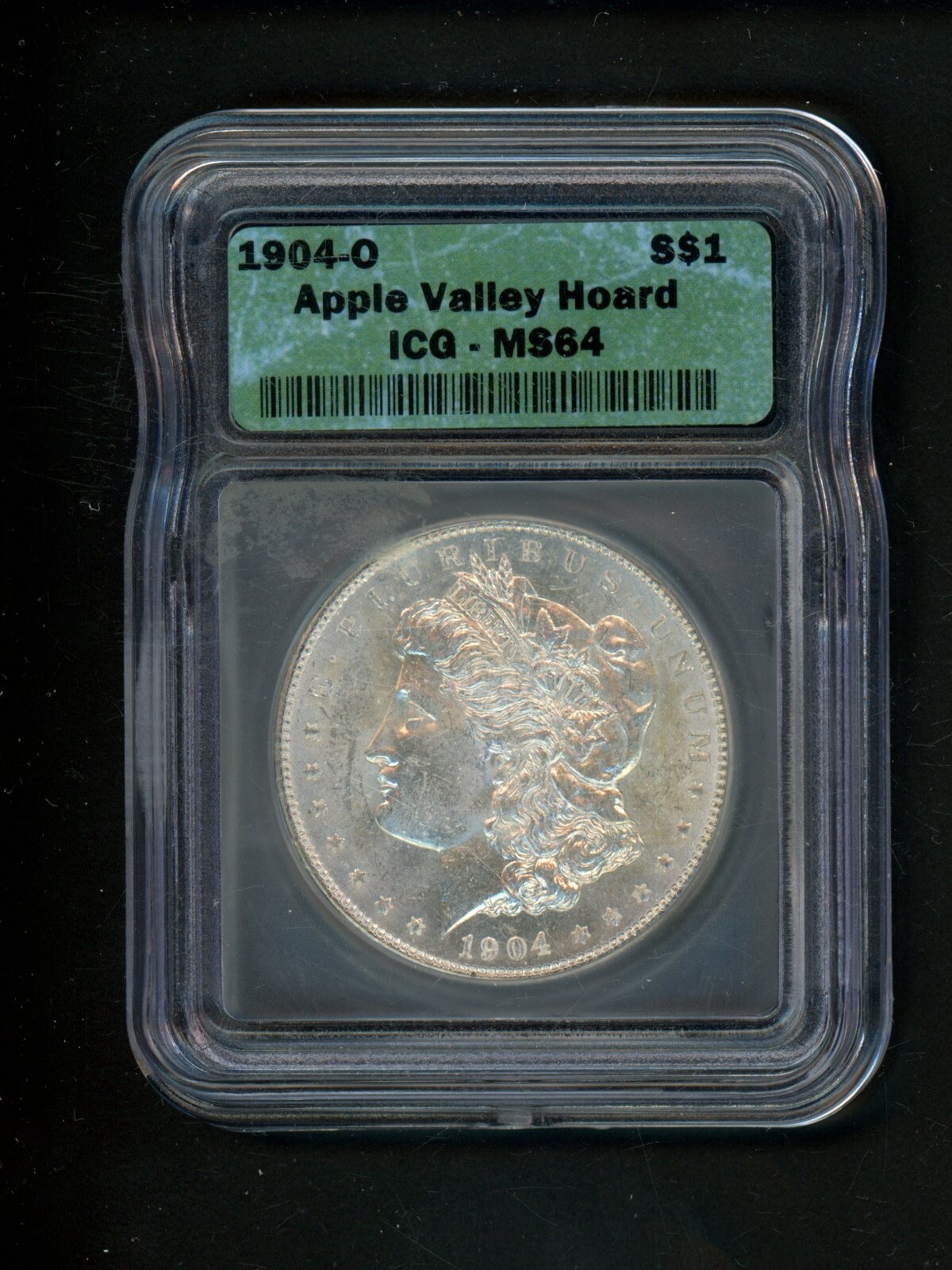 1904-O US Morgan Silver Dollar $1.00 $1 ICG MS64 UNC Apple Valley Hoard ...