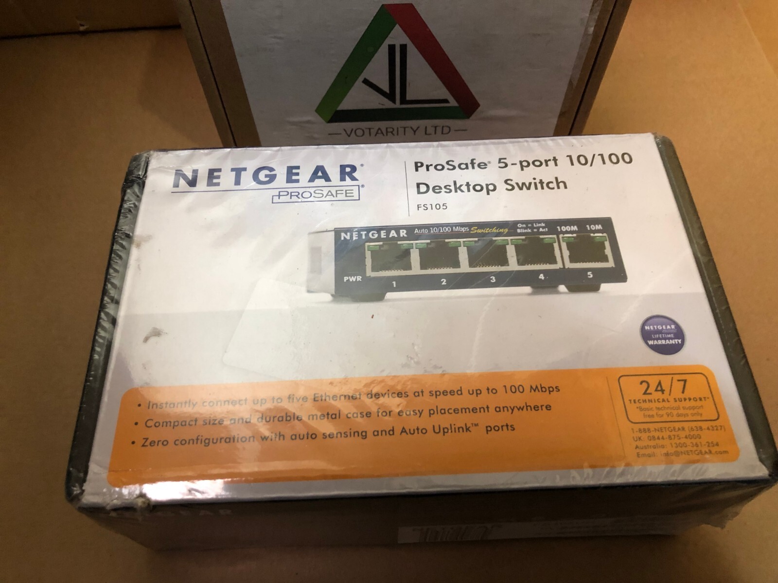 NETGEAR (FS105) 5-Port 100Mbits Ethernet Switch for sale online | eBay