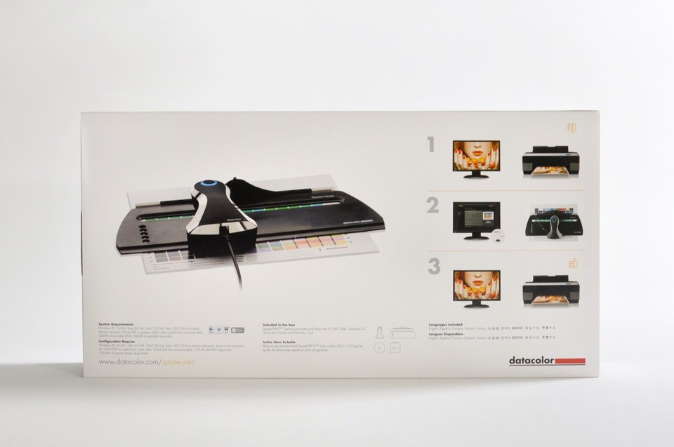 Open Datacolor SpyderPRINT S4SR100 Spectrocolorimeter Data Analysis ...