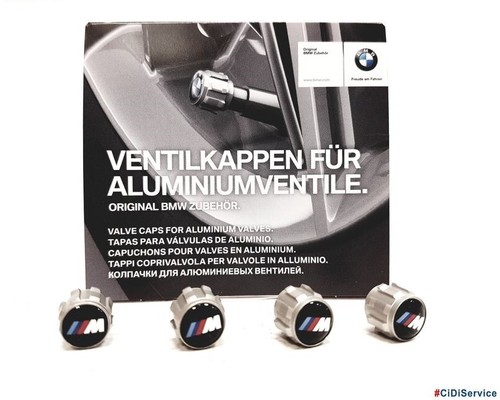 36122447402 Kit 4 Tappi Cappucci Valvole Ruota Logo M Performance ...