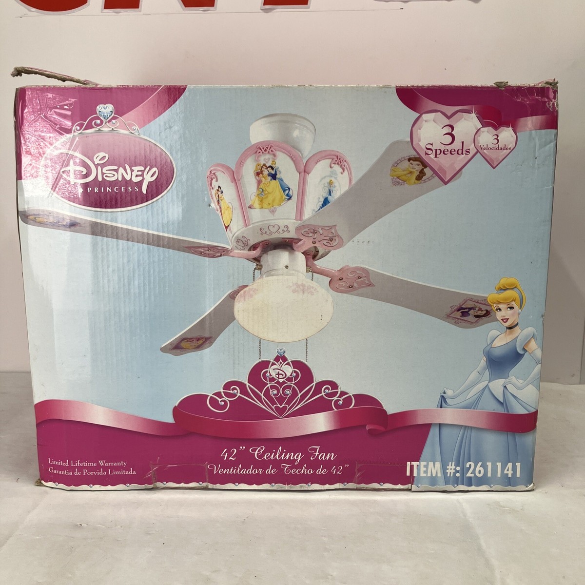 Disney 42 Princess Hugger Ceiling Fan | Shelly Lighting
