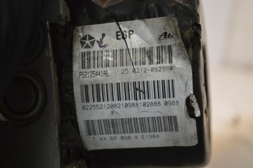 2008 Dodge Nitro ABS Anti-Lock Brake Pump Control 52125441AE Module 362 ...