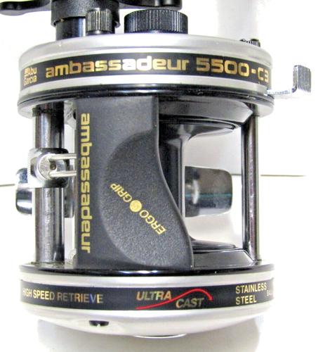 Abu Garcia Ambassadeur 5500 C3 ULTRA CAST High Speed Fishing Reel w/Box ...