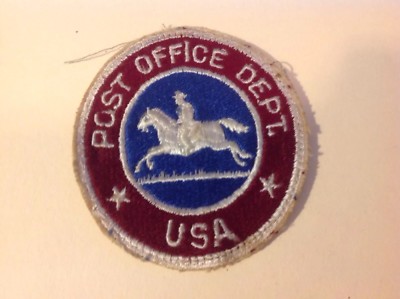 Post Office Dept. USA Vintage Cloth Uniform Patch | eBay