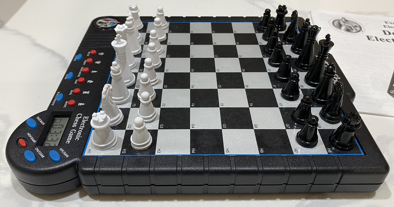 Pavilion Excalibur Deluxe Electronic Chess Set Teach Mode 73 Level w ...