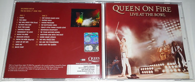 QUEEN ON FIRE LIVE AT THE BOWL DOUBLE CD ITALIEN RARE PRESSAGE NON ...