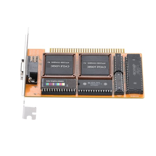CGA Graphics Vintage Card For IBM PC 16Kb 6845 Color Graphic Adapter ...