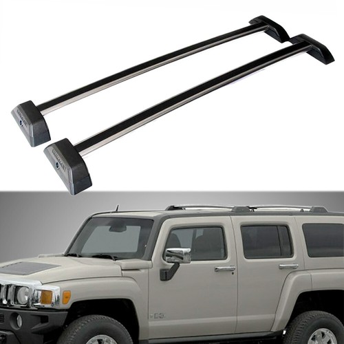 Pair Top Roof Rack Cross Bars Luggage Carrier For 2006-2010 Hummer H3 ...