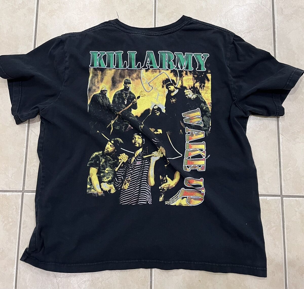 Vtg Style Wu Tang Clan Shirt Killa Army Rap Tee Sz Large Vtg Style Wu Tang Clan Shirt Killa Army Rap Tee Sz Large