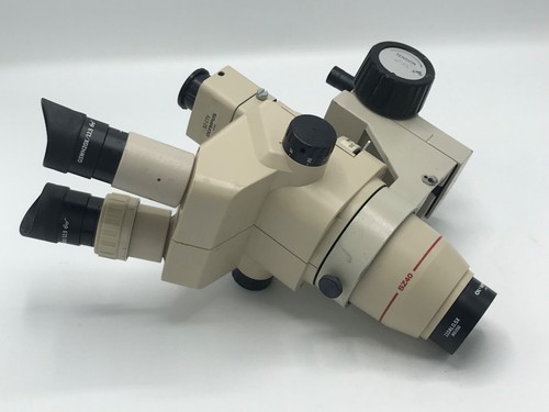Olympus SZ40 Stereo microscope & Olympus Phot/Video and .5x Objective w ...