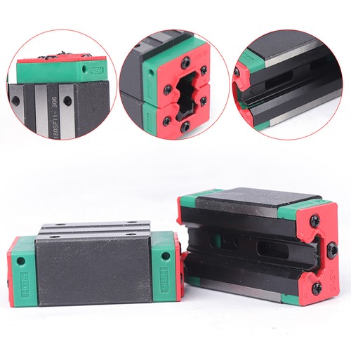 2 Square Bearing Block HGH15CA Linear Rail Guide Block Set For Guide ...