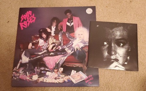 Soho Roses Whateve Happened To + So Alone lp and 7" lot glam hard Rock ...