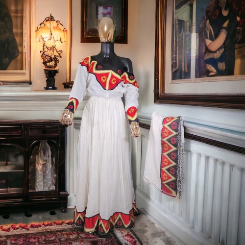 Ethiopian Habesha Dress Traditional Kemis Tebebe, African Dress,Gift ...
