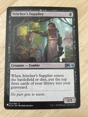 MTG Stitcher's Supplier The List - Core Set 2019 #121/280 Regular ...
