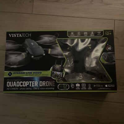 VISTATECH RECHARGEABLE QUADCOPTER DRONE | eBay