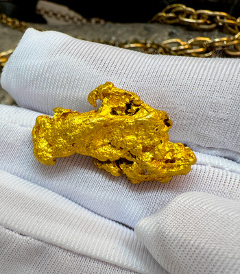 AUSTRALIAN GOLD NUGGET 14 grams 28mm PIRATE GOLD NUGGETS | eBay