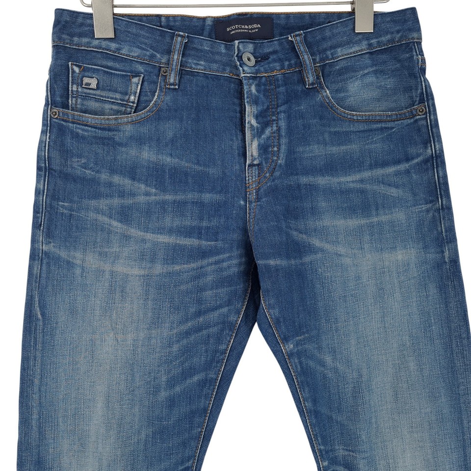 Scotch & Soda Jeans Ralston Men Stretch Slim Straight Fg0 Size W30 L32 ...